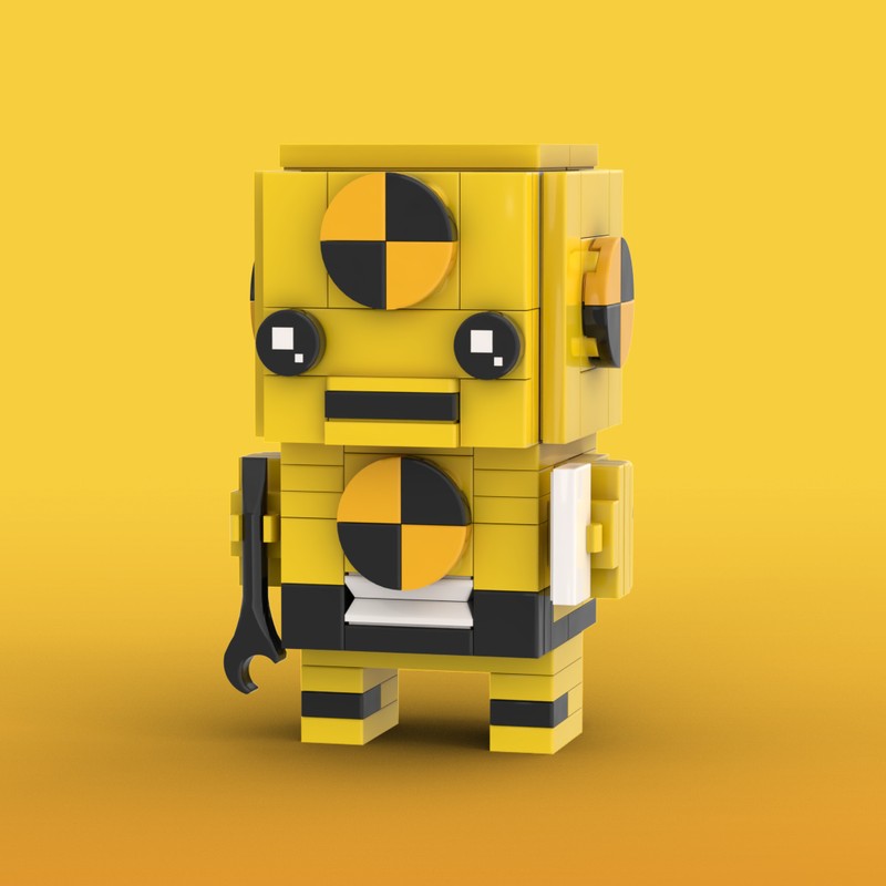LEGO MOC Demolition Dummy by SkyCaptain | Rebrickable - Build with LEGO