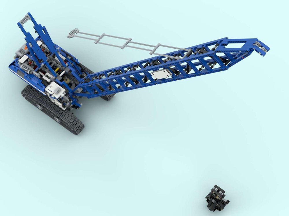 LEGO MOC Crawler Crane extended (42042) by zz0025 | Rebrickable - Build ...