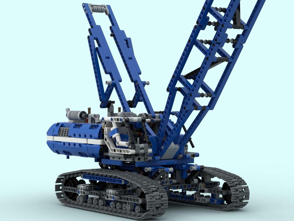 LEGO MOC Crawler Crane extended (42042) by zz0025 | Rebrickable - Build ...