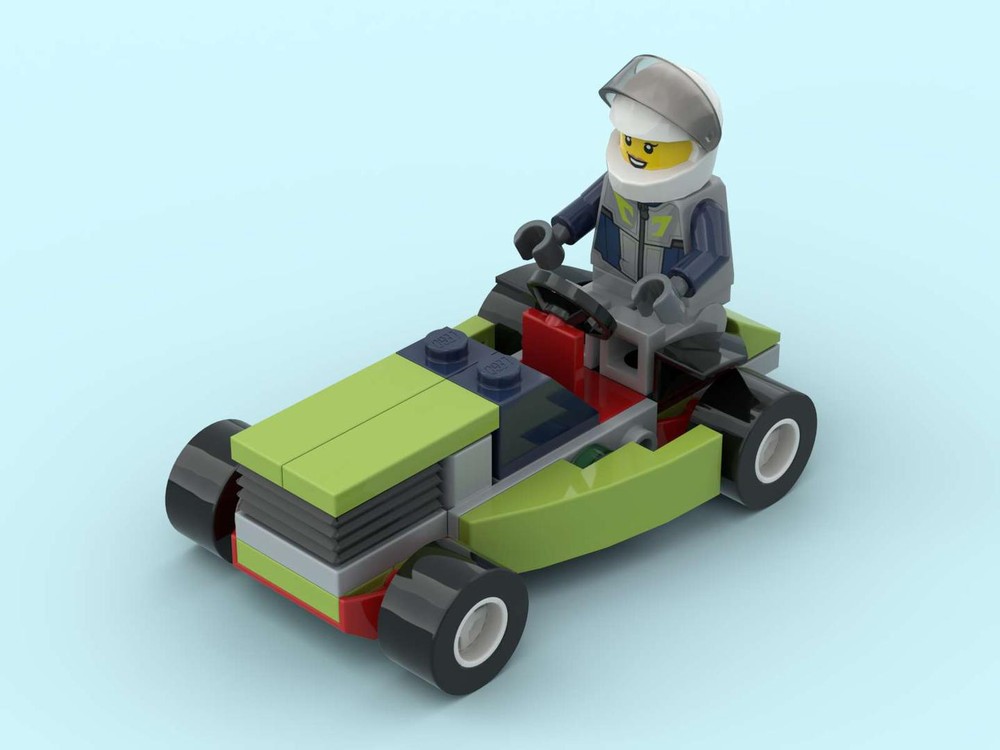 LEGO MOC Lawn Tractor 30640 by flobert2 | Rebrickable - Build with LEGO
