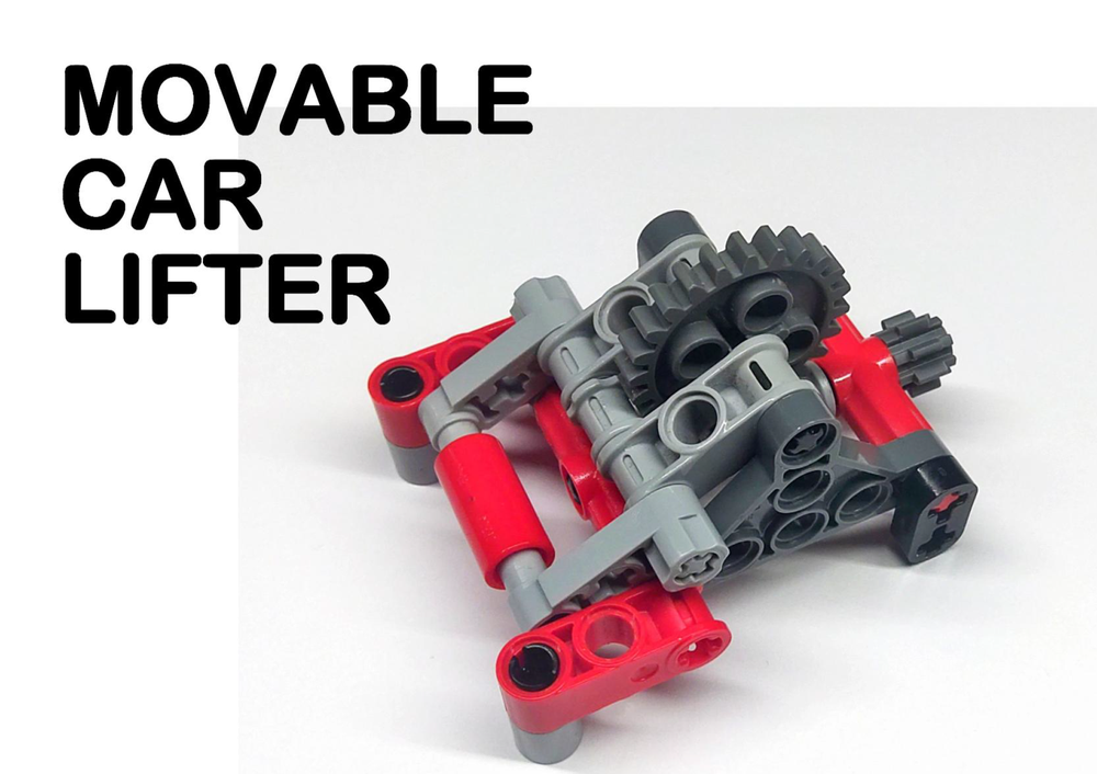 LEGO MOC Movable Car Lifter by brickydog | Rebrickable - Build with LEGO