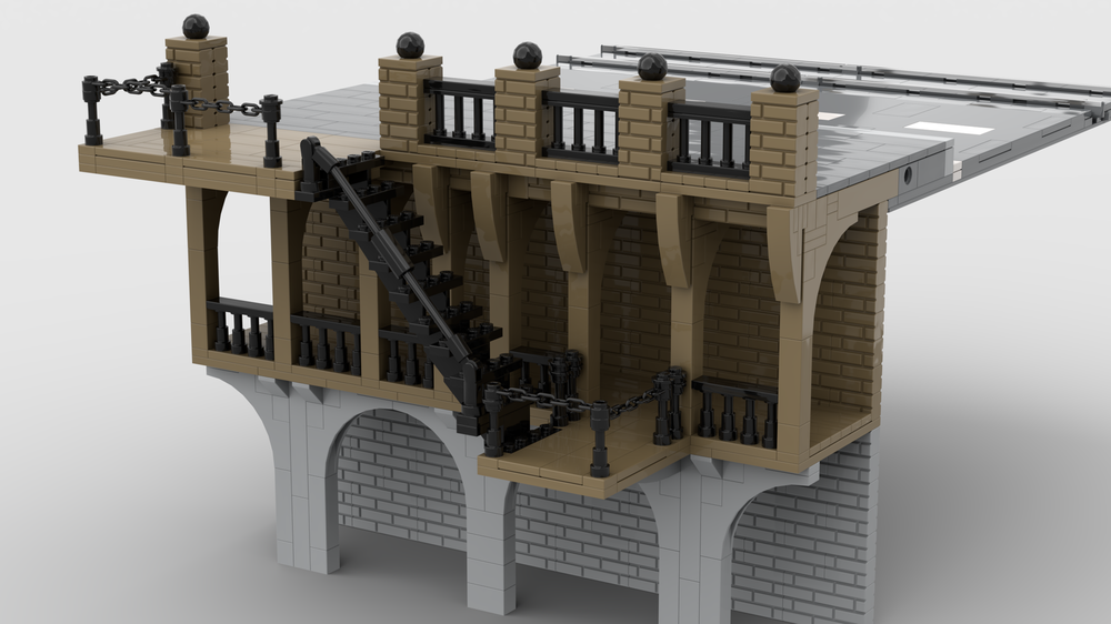 LEGO MOC Modular Road with Pier by Quczi142 | Rebrickable - Build with LEGO