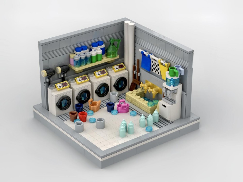 LEGO MOC Laundry by mangosteenlll | Rebrickable - Build with LEGO