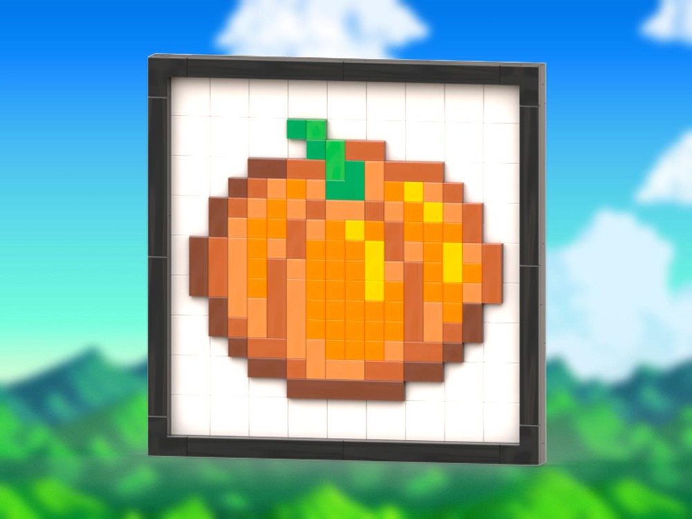 LEGO MOC Pumpkin Mosaic (From Stardew Valley) by cczone | Rebrickable ...