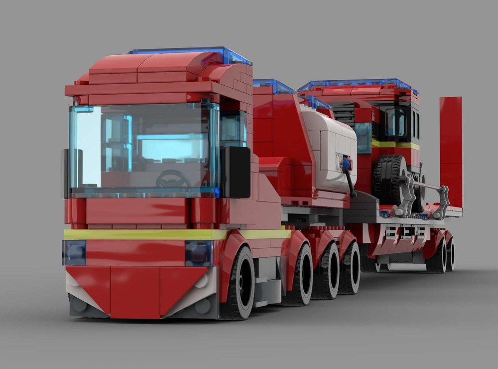 LEGO MOC Fire Ramming Unit by Asphalt Arsenal | Rebrickable - Build ...