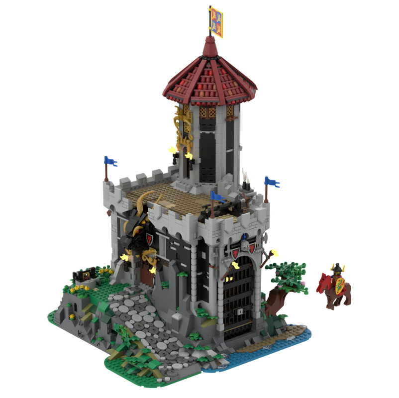LEGO MOC Majisto's Fire Breathing Fortress Wizard Tower Castle - 31120 ...