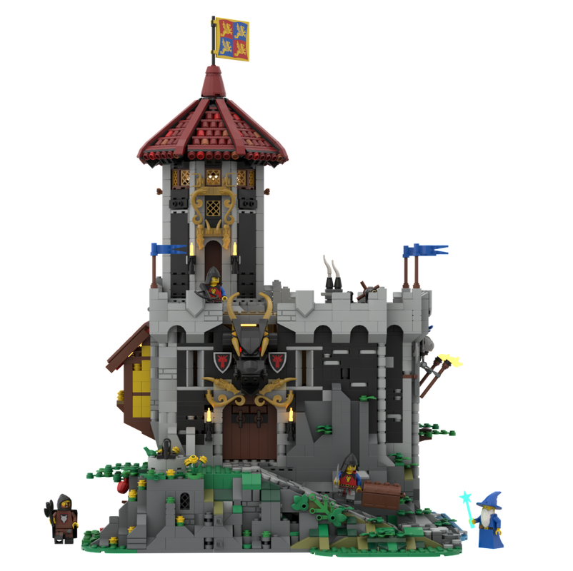 LEGO MOC Majisto's Fire Breathing Fortress Wizard Tower Castle - 31120 ...