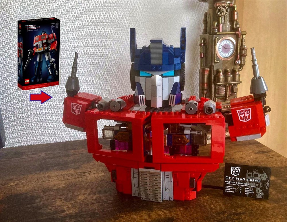 LEGO MOC-175380 Gen 1 Transformers Optimus Prime Bust by ...