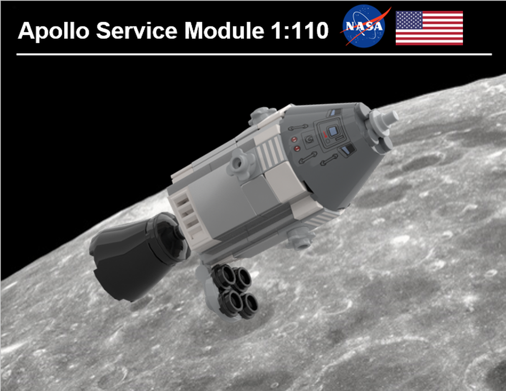 LEGO MOC Apollo Service Module 1:110 by origamitensai | Rebrickable ...