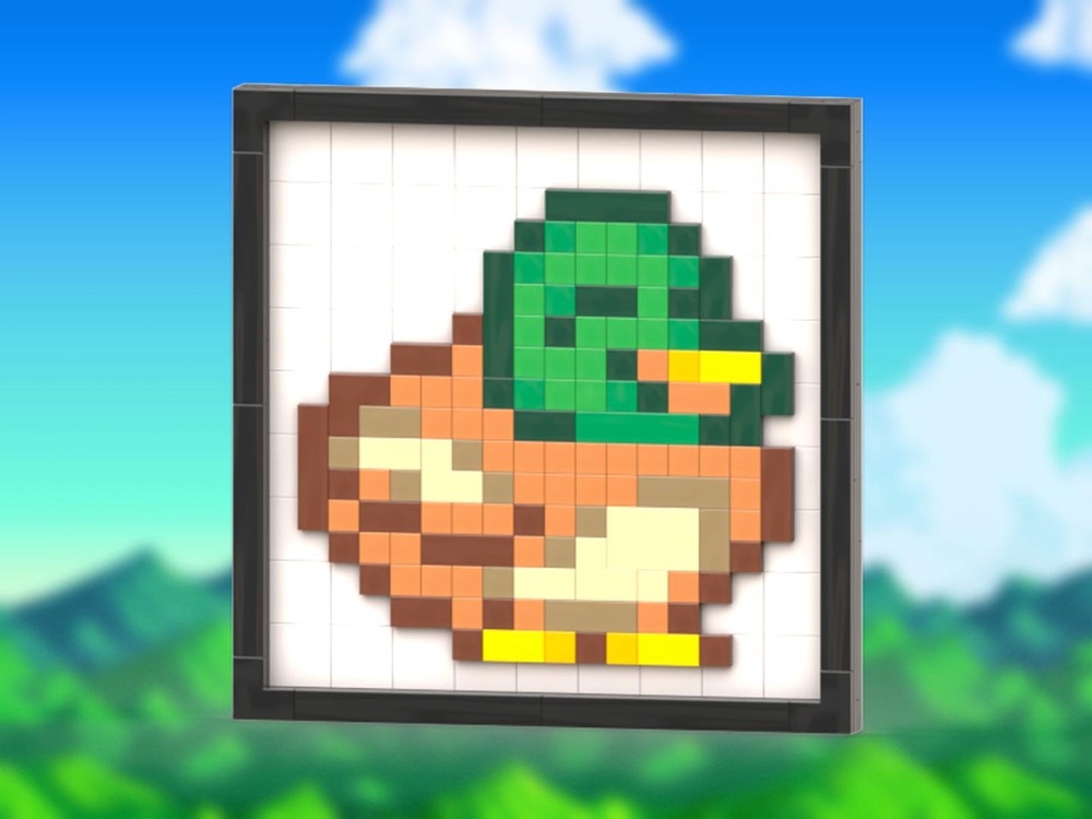 LEGO MOC Duck Mosaic (From Stardew Valley) by cczone | Rebrickable ...