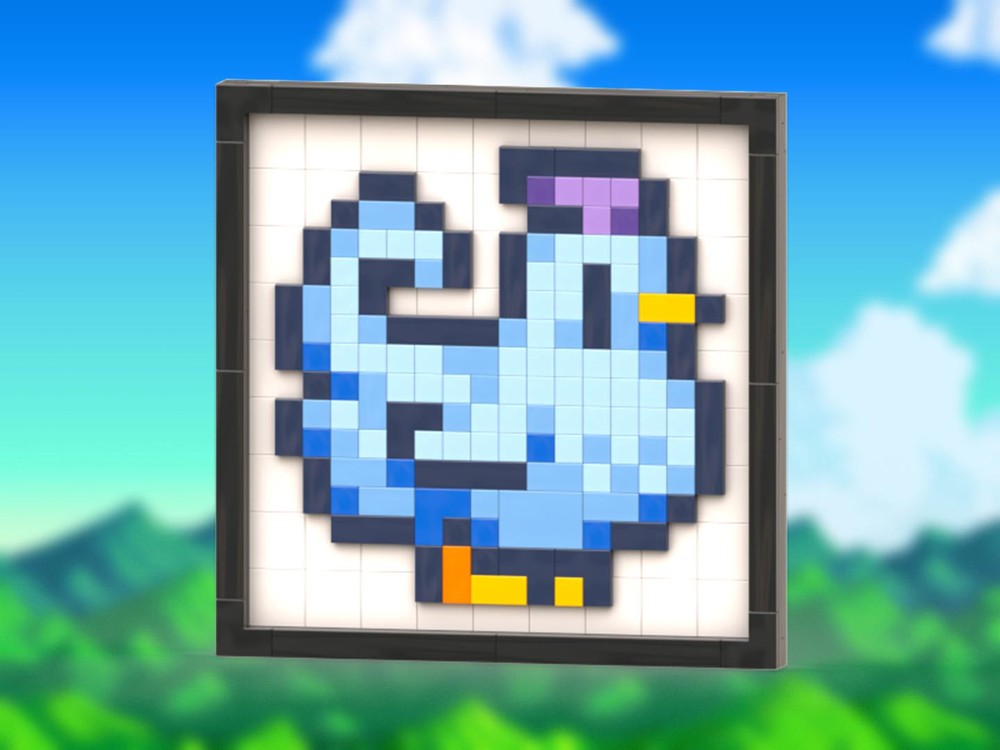 LEGO MOC Blue Chicken Mosaic (From Stardew Valley) by ccZone ...