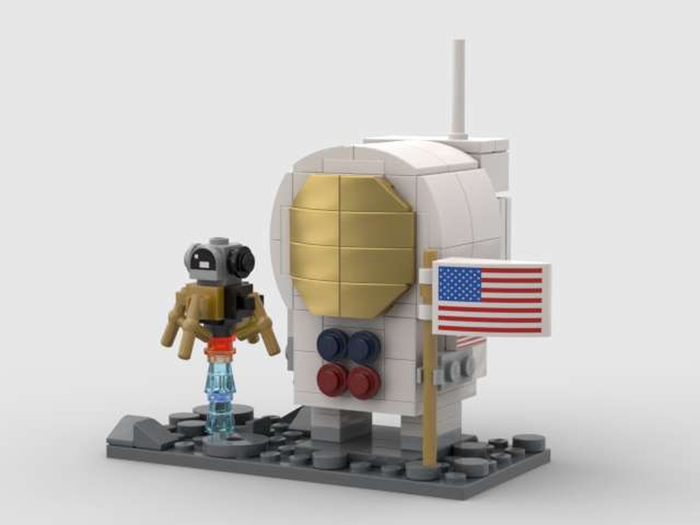 LEGO MOC Neil Armstrong Brickheadz by ej76az | Rebrickable - Build with ...