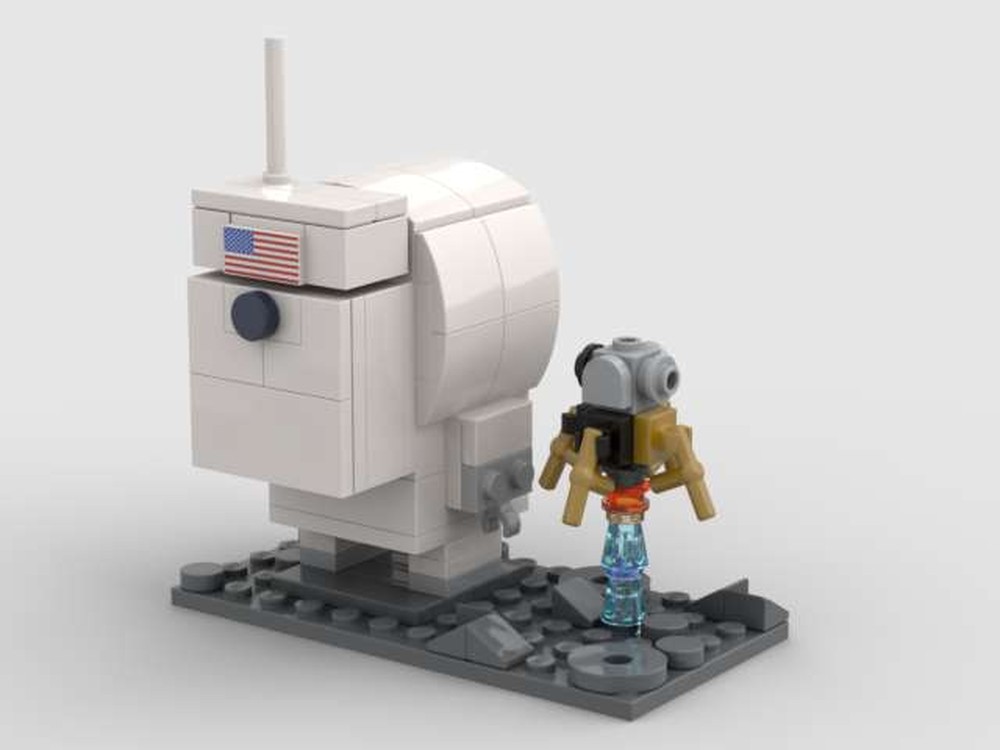 LEGO MOC Neil Armstrong Brickheadz by ej76az | Rebrickable - Build with ...
