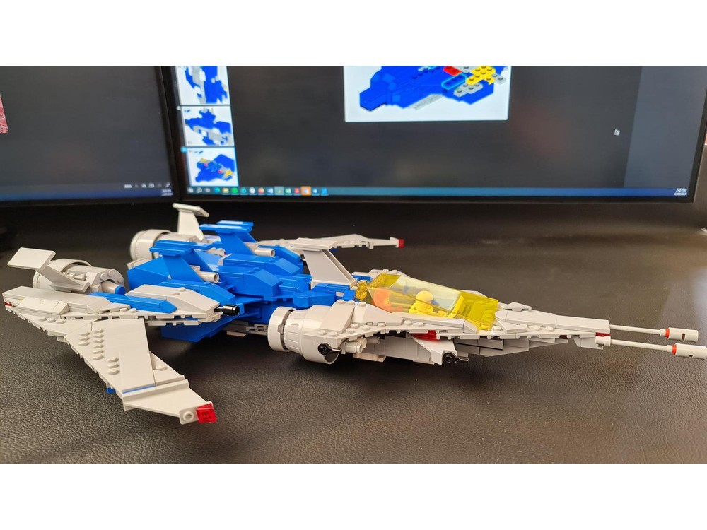 LEGO MOC New FX Starship by A_Great_Builder | Rebrickable - Build with LEGO