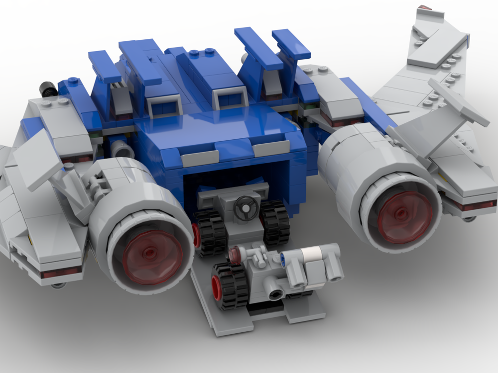 LEGO MOC New FX Starship by A_Great_Builder | Rebrickable - Build with LEGO