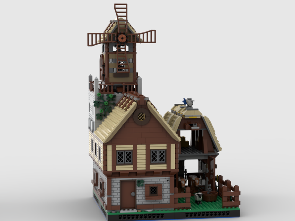 LEGO MOC Mill Village Upgrade by Skrøll | Rebrickable - Build with LEGO