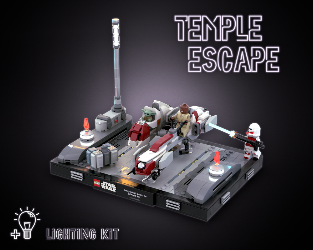 LEGO MOC Temple Escape (+ lighting kit) by grab_a_beer_and_build_lego ...