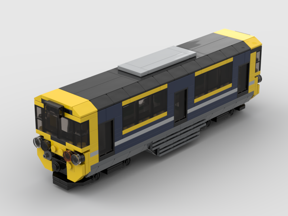 LEGO MOC Narrow-Gauge metro liner by Aspirin_1 | Rebrickable - Build ...