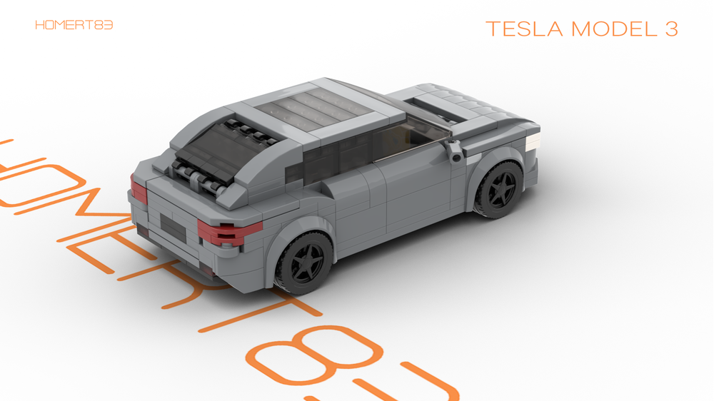 LEGO MOC Tesla Model 3 by homert83 | Rebrickable - Build with LEGO