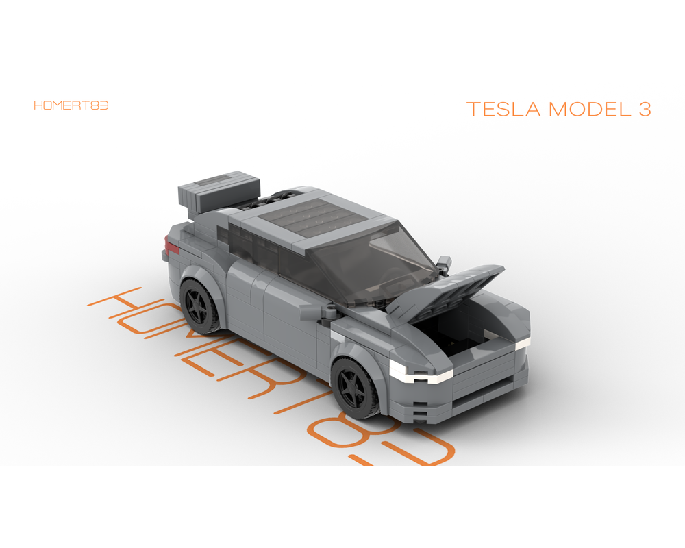 LEGO MOC Tesla Model 3 by homert83 | Rebrickable - Build with LEGO