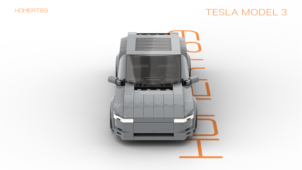 LEGO MOC Tesla Model 3 by homert83 | Rebrickable - Build with LEGO