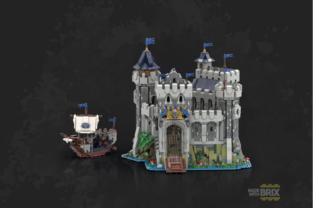 LEGO MOC Falcon Master's Castle by Made With Brix | Rebrickable - Build ...