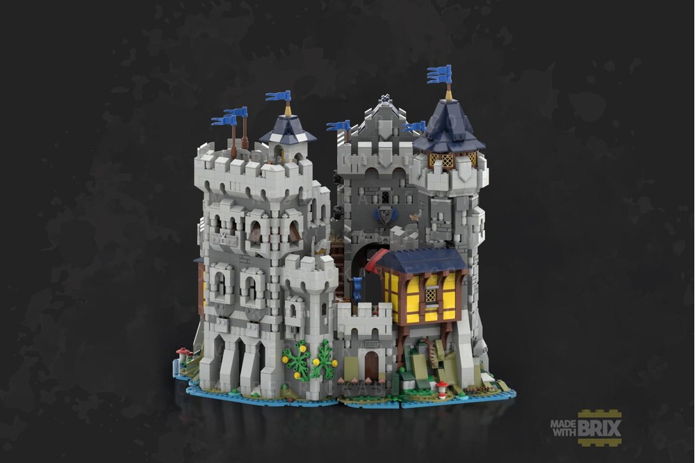 LEGO MOC Falcon Master's Castle by Made With Brix | Rebrickable - Build ...