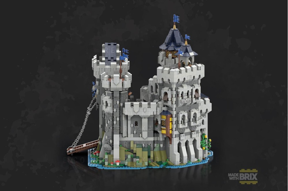 LEGO MOC Falcon Master's Castle by Made With Brix | Rebrickable - Build ...
