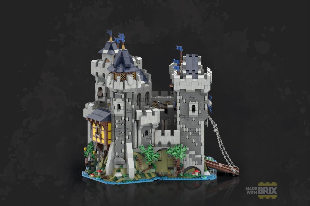 LEGO MOC Falcon Master's Castle by Made With Brix | Rebrickable - Build ...