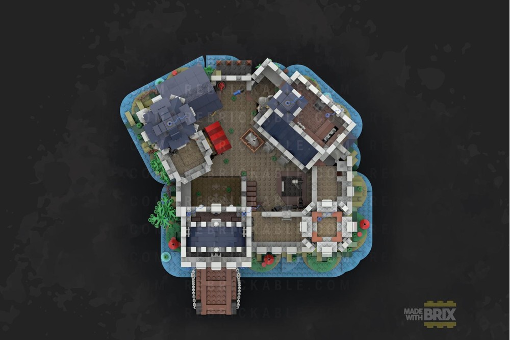 LEGO MOC Falcon Master's Castle by Made With Brix | Rebrickable - Build ...