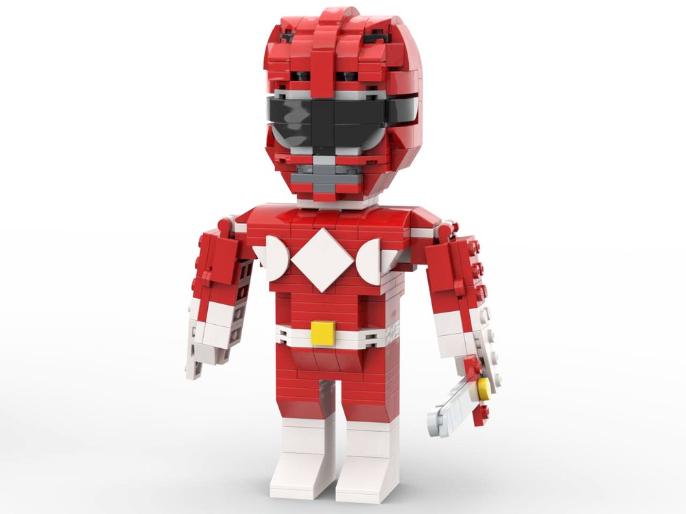LEGO MOC Red Power Ranger Lego Figure by LittlebricksHeroes ...