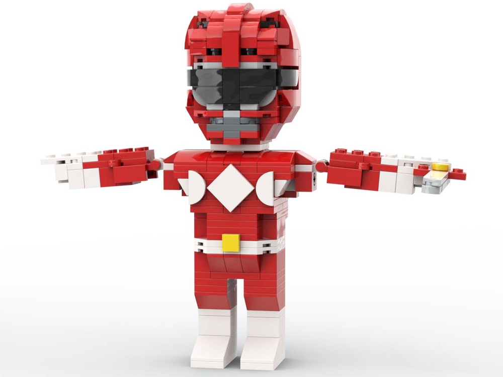 LEGO MOC Red Power Ranger Lego Figure by LittlebricksHeroes ...