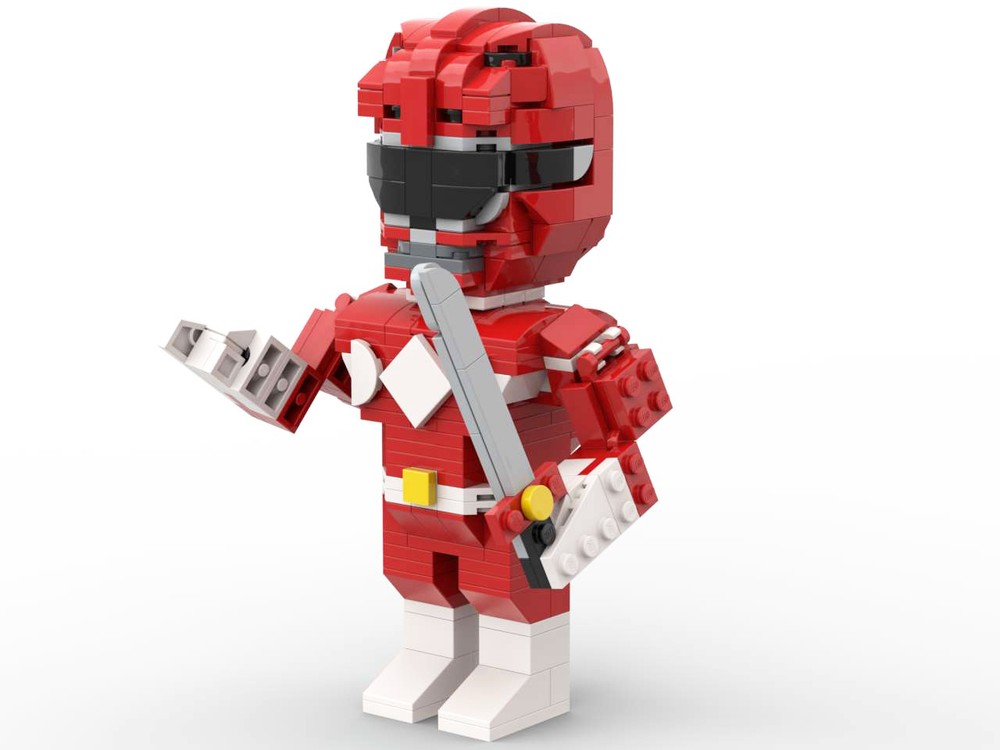 LEGO MOC-175512 Red Power Ranger Lego Figure by LittlebricksHeroes ...