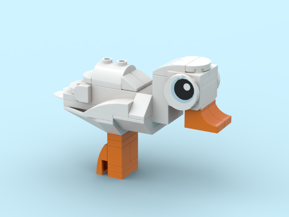 LEGO MOC Duck by Knarf7474 | Rebrickable - Build with LEGO