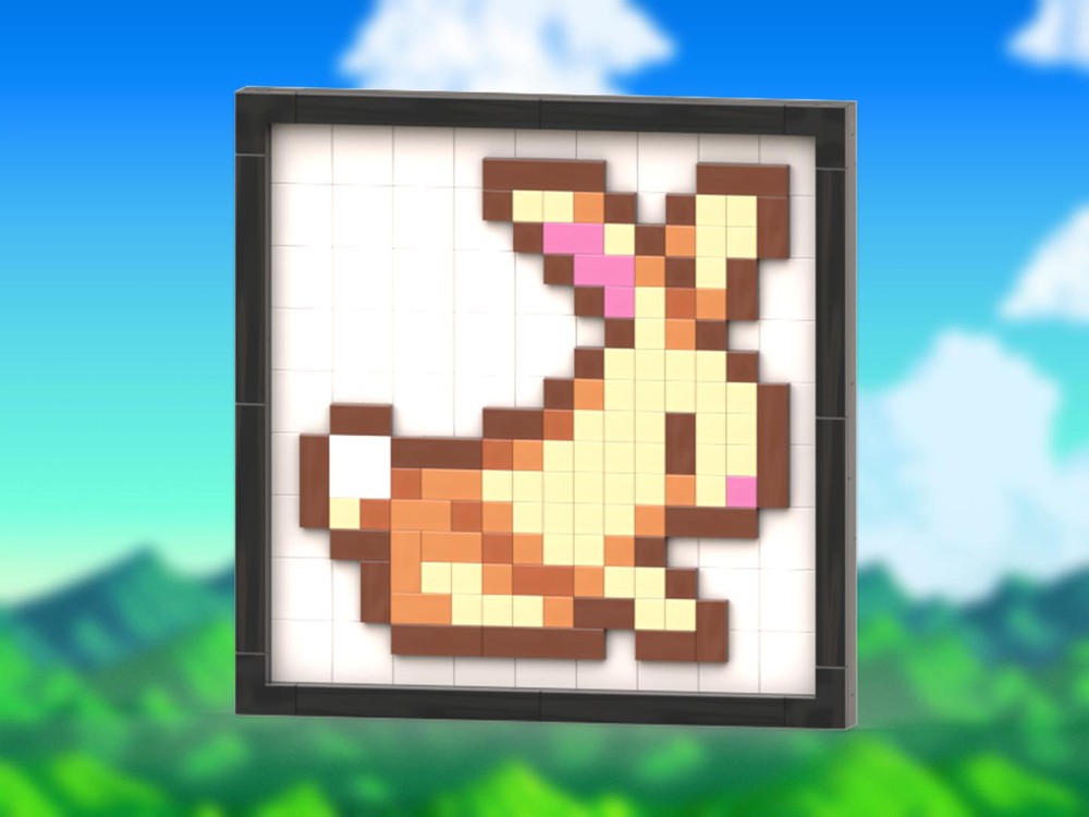 LEGO MOC Rabbit Mosaic (From Stardew Valley) by cczone | Rebrickable ...