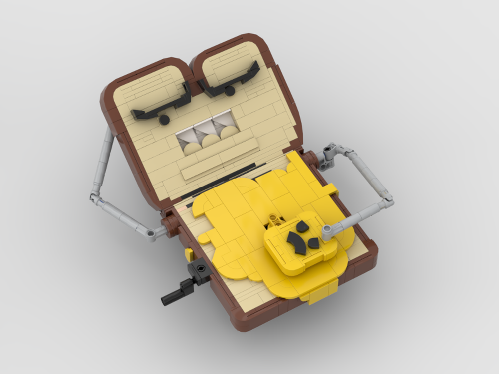 LEGO MOC Mr Toast and the butter by McMOC | Rebrickable - Build with LEGO