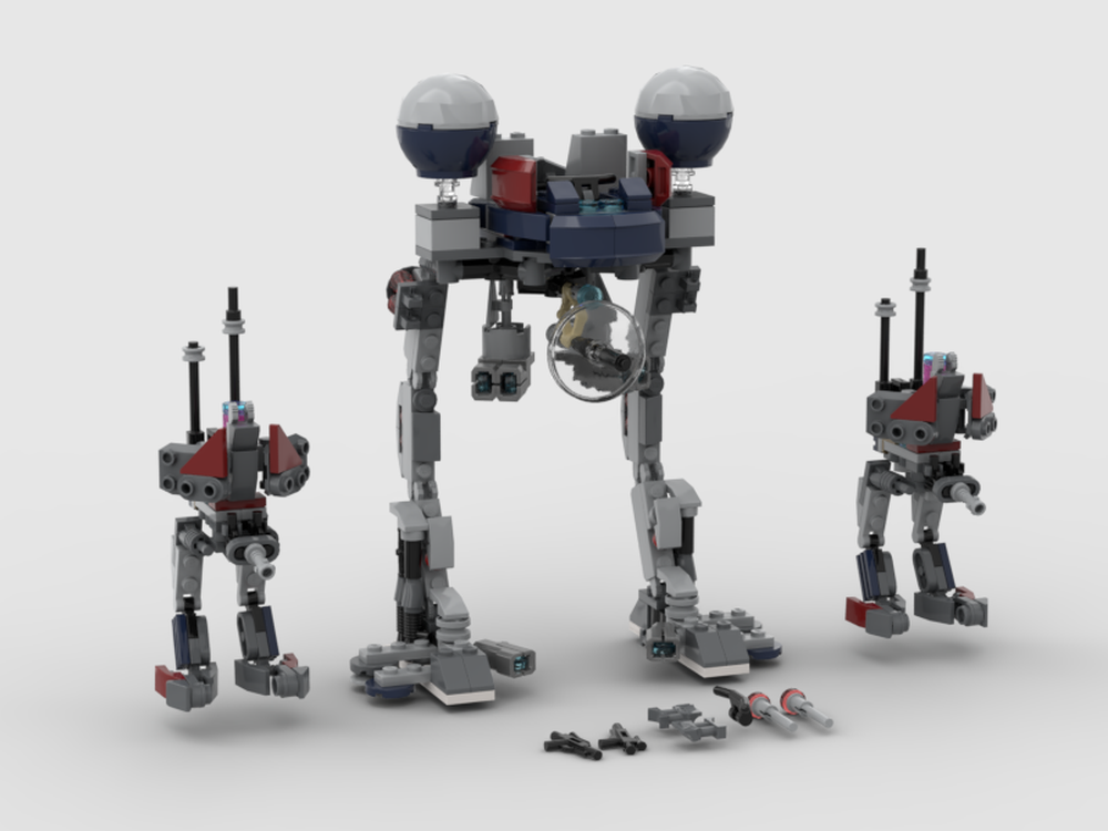 LEGO MOC 2x AT-RT and 1X AT-RM by flowly | Rebrickable - Build with LEGO