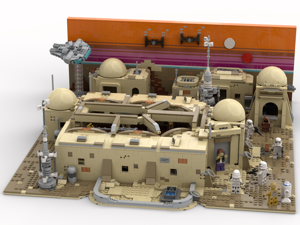 LEGO MOC Mos Eisley Cantina Expansion by Darksidedaddyvader ...