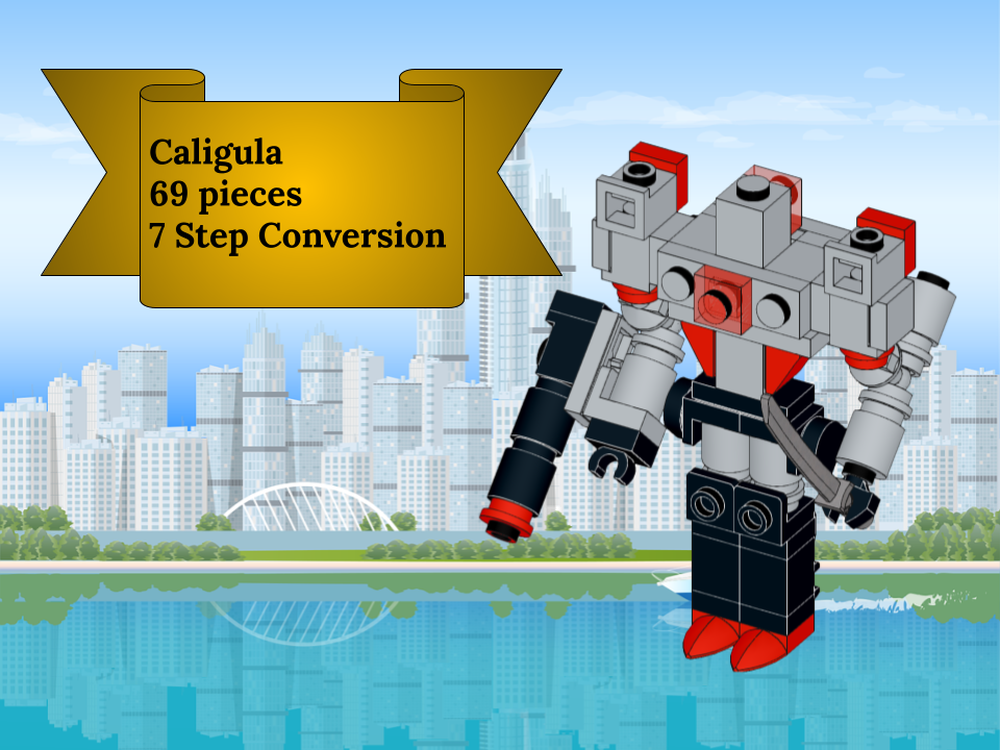 LEGO MOC Caligula AKA Animated Megatron by bentbliley | Rebrickable ...