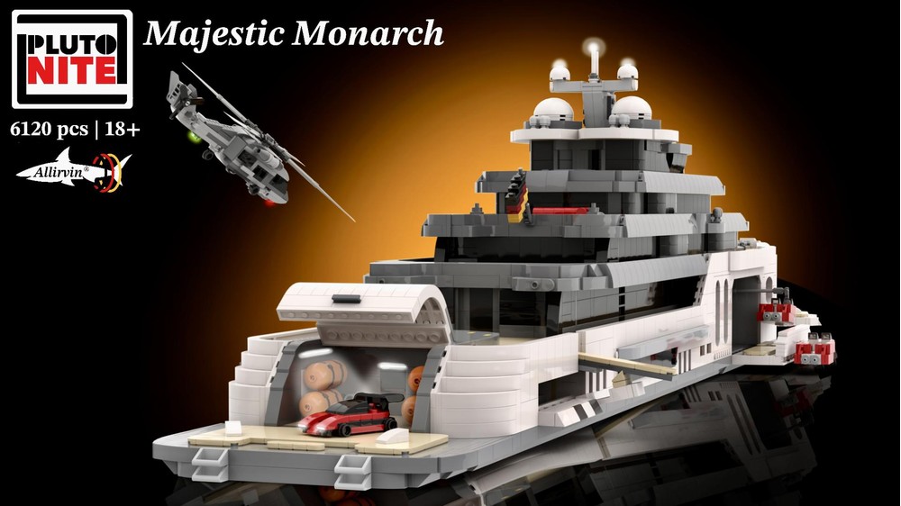 LEGO MOC Majestic Monarch | Yacht by AllirvinExperts | Rebrickable ...