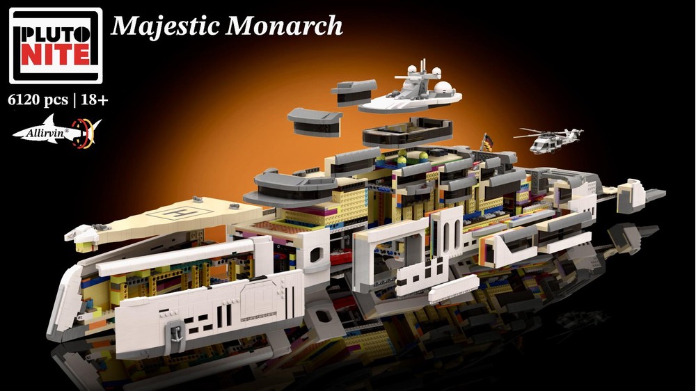 LEGO MOC Majestic Monarch | Yacht by AllirvinExperts | Rebrickable ...