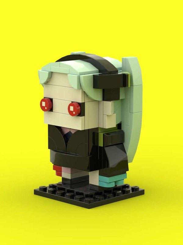 LEGO MOC Cyberpunk: EDGERUNNERS Brickheadz support version by Houdai ...