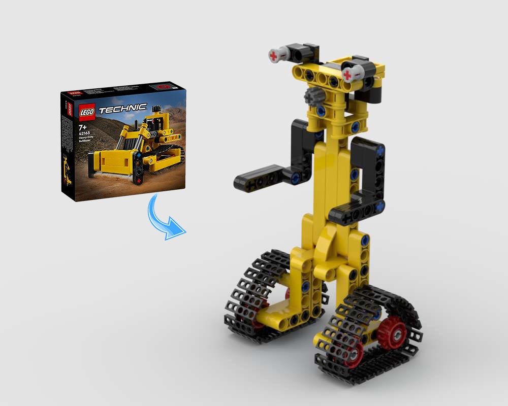 Lego Moc Robot 42163 Alternative By Erikgs Rebrickable Build With Lego