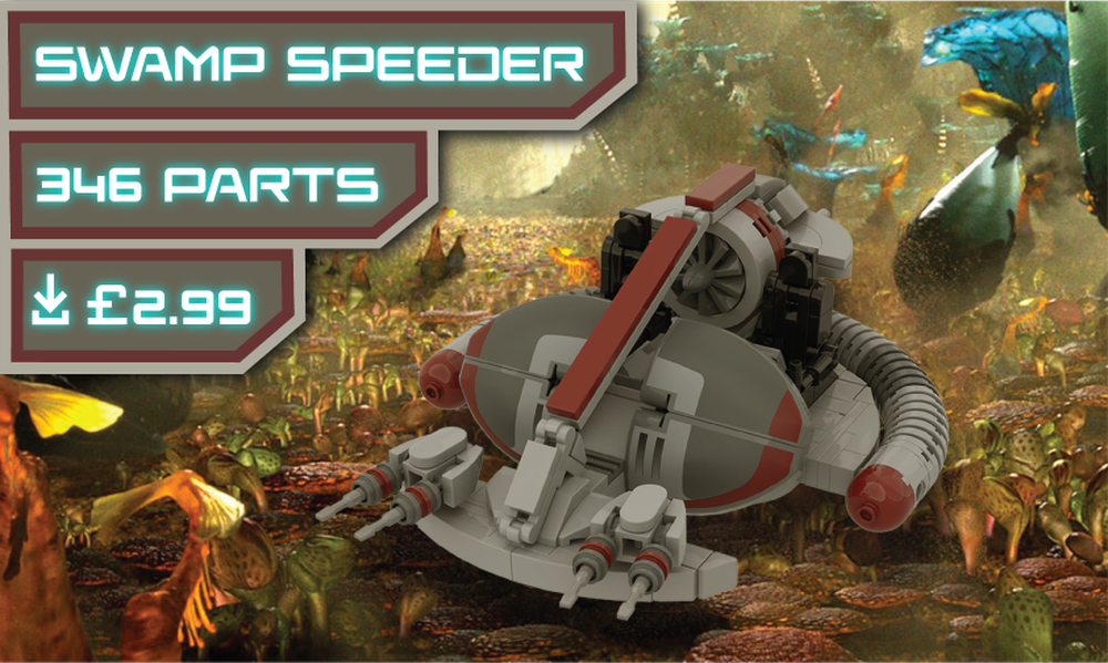 LEGO MOC Swamp Speeder by INEEDBRICKS2603 | Rebrickable - Build with LEGO