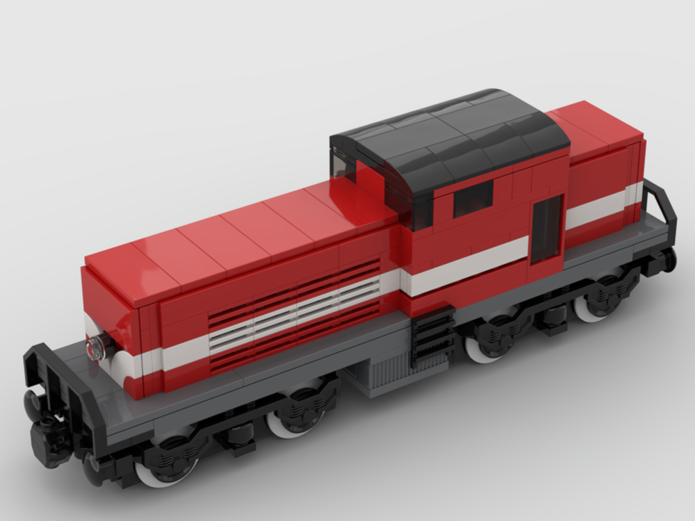 LEGO MOC [9V]Diesel hauler locomotive by Aspirin_1 | Rebrickable ...