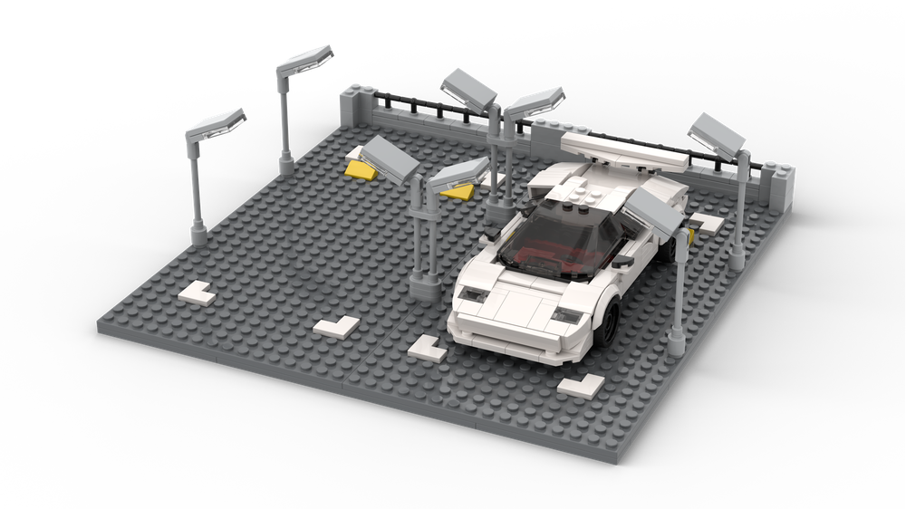 LEGO MOC Speed Champion Garage & Car Park - Top Level by sch0rrsch ...