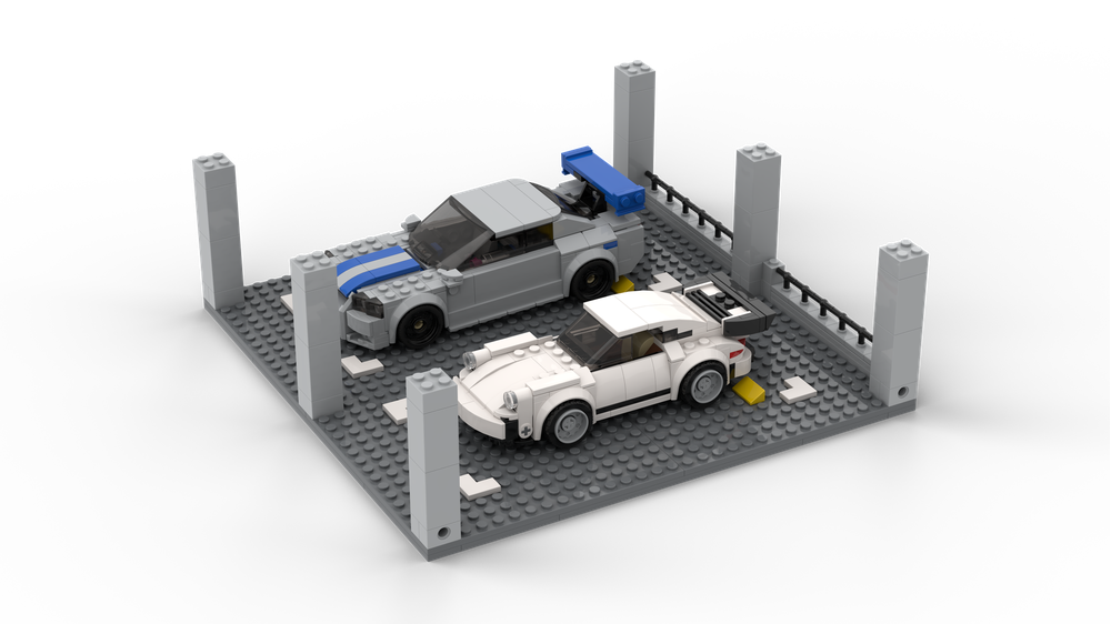 LEGO MOC Speed Champion Garage & Car Park - Upper Level by sch0rrsch ...
