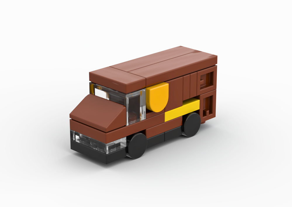 LEGO MOC Micro UPS Delivery Truck by The Bobby Brix Channel ...