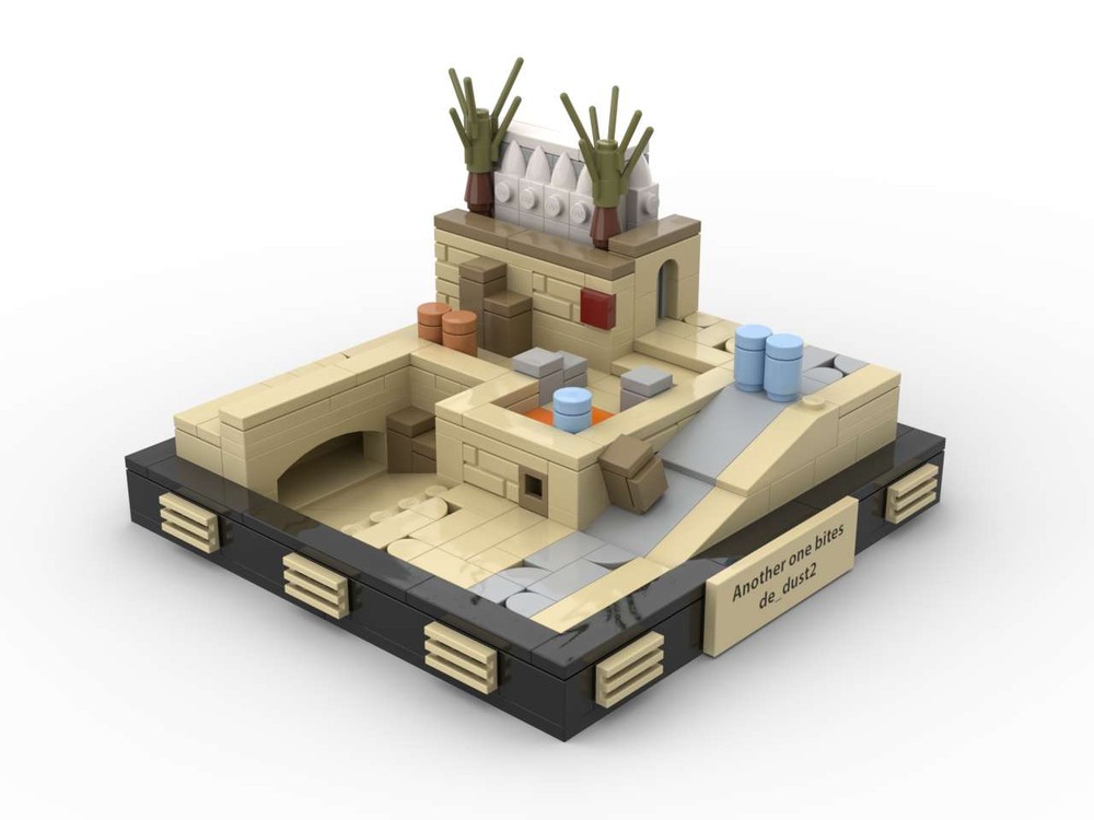 LEGO MOC Dust 2 - Bombsite A - Counter Strikre by polygoni ...