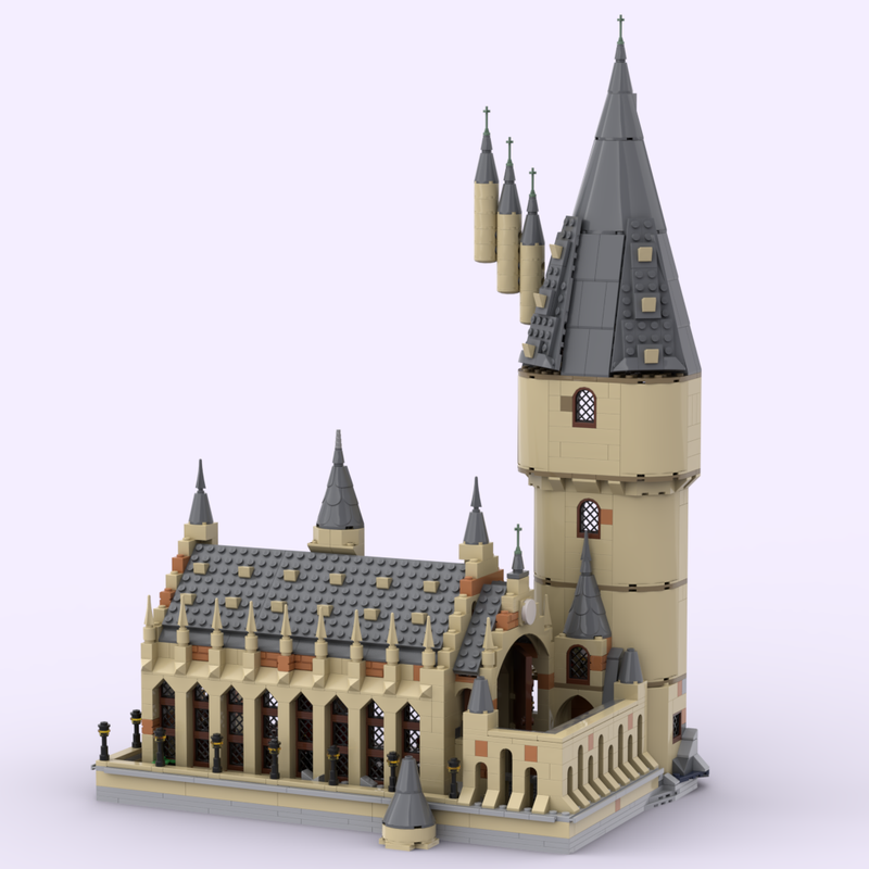 LEGO MOC The Great Hall (75954) Mod v2 by raguidel | Rebrickable ...